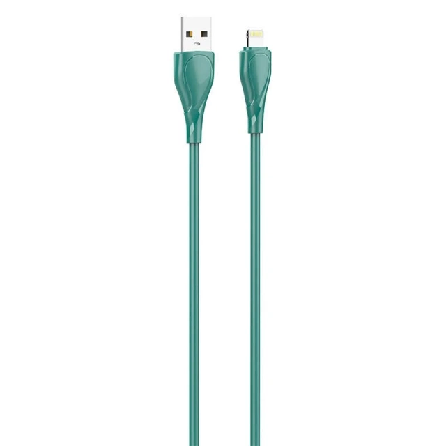 Kabel Lightning LDNIO LS611 25W, 1m Zielony - 4kom.pl