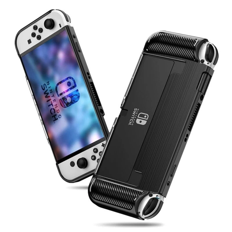 Tpucarbon nintendo switch oled black - 4kom.pl