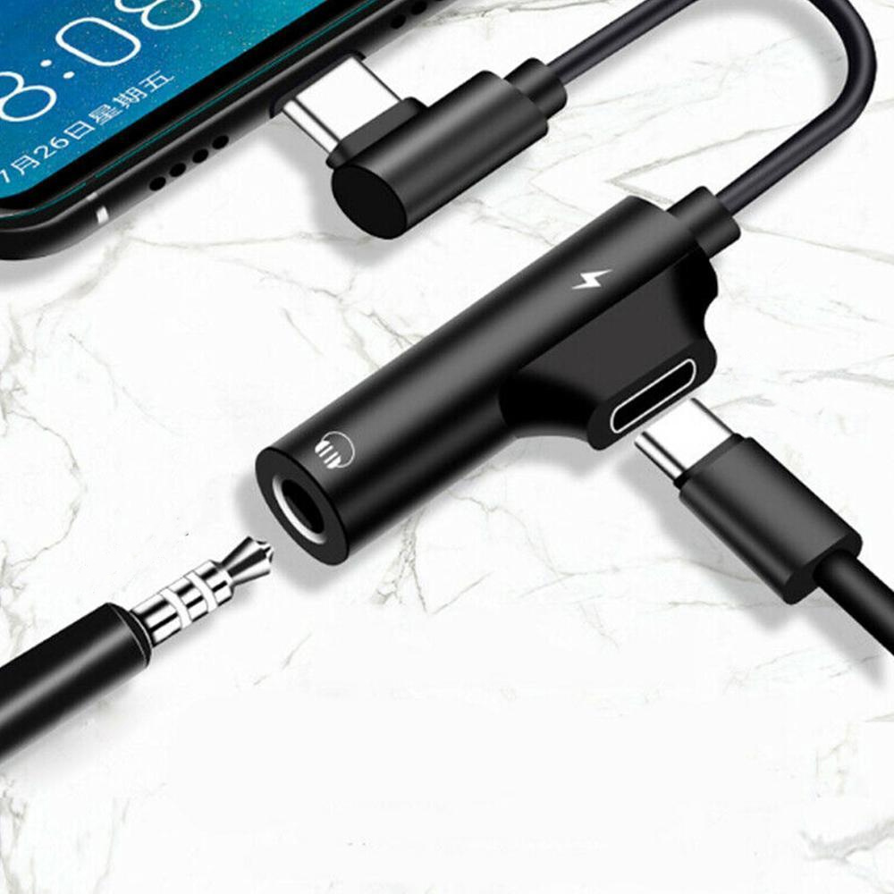 Przejściówka Alogy USB-C na USB-C Type C + Mini Jack 3,5 mm z układem ...